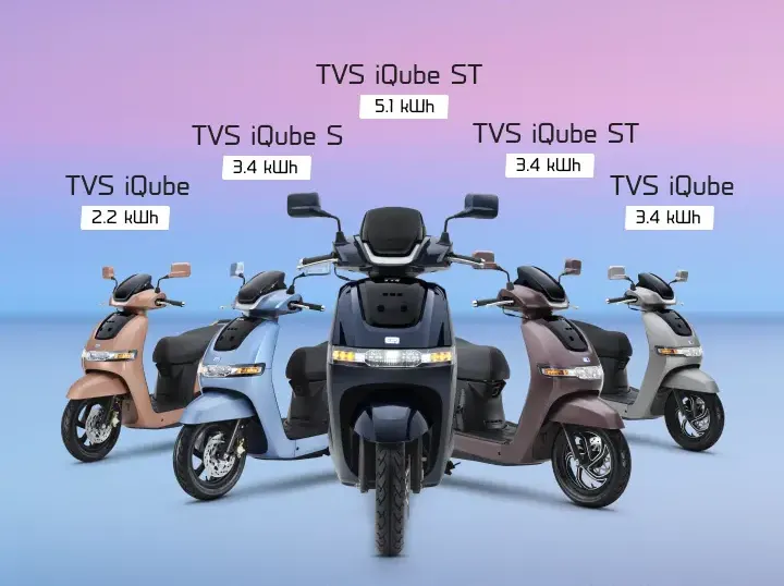TVS launches new iQube variants, starting at Rs. 94,999/- | EVFY